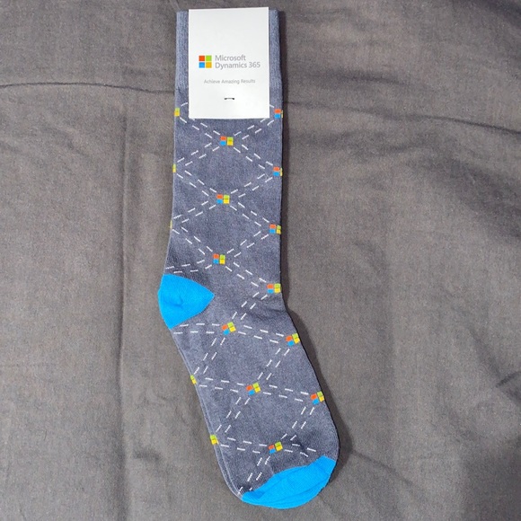 Microsoft | Accessories | Microsoft Dynamics 365 Socks | Poshmark